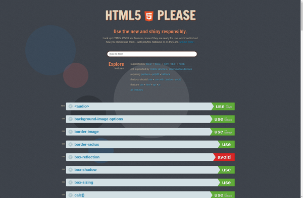 HTML5 Please: Modern Web Development Alternatives | Sugggest