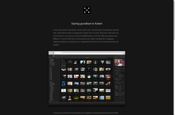 Koken.me: Open-Source CMS for Photographers and Bloggers | Suggest