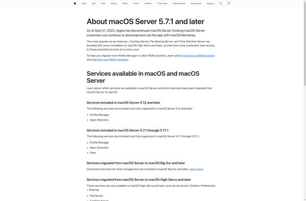 macOS Server: Server Software for Mac - Suggests