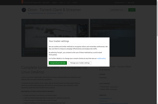 Orion: BitTorrent Client and Streamer | Sugggest