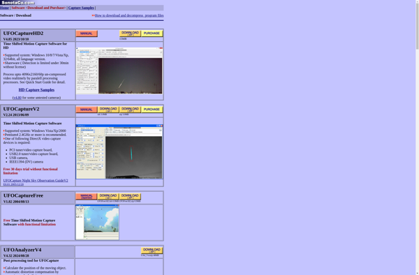 UFOCapture: Free Meteor Trail Detector & Camera Controller | Sugggest